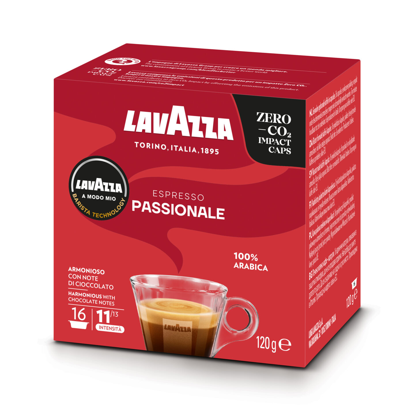 Kafijas kapsulas Lavazza A Modo Mio Passionale 16 gab. - CoffeeGuru